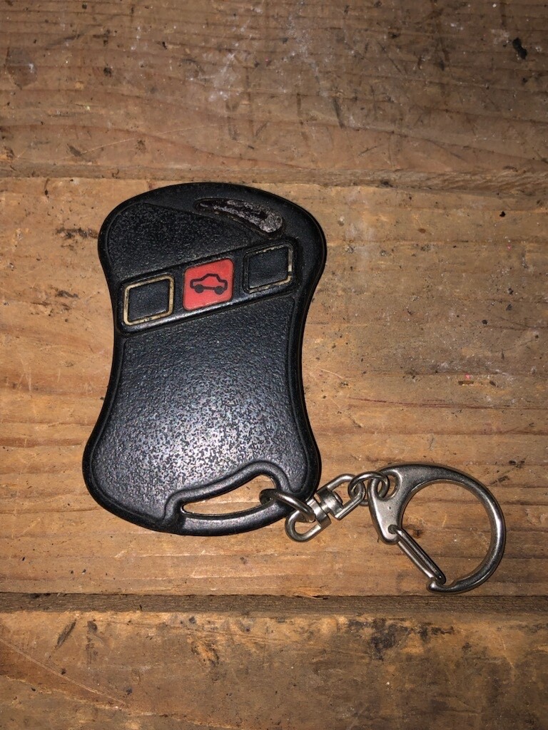 DESIGN TECH KEYFOB ENTRY REMOTE START FOB AUTO 3-BUTTON LED BLACK USA ...