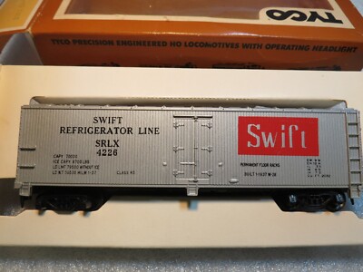 HO - Valu - Tyco - 40' Wooden Reefer, Swift SRLX EXC w/box | eBay
