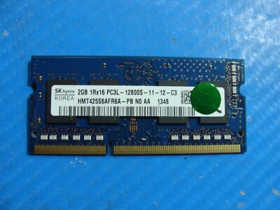 Asus Q301LA-BSI5T17 SK Hynix 2GB PC3L-12800S Memory RAM SO-DIMM ...