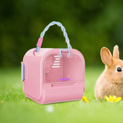 Hamster Carry Case Cage Small Animal Carry Cage for Hedgehog Outdoor ...