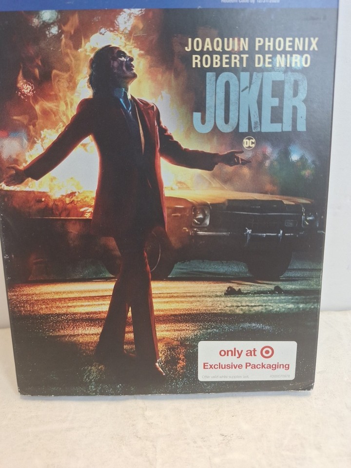 JOKER Blu-ray Only SLIP-COVER Target EXCLUSIVE (Joaquin Phoenix) | eBay