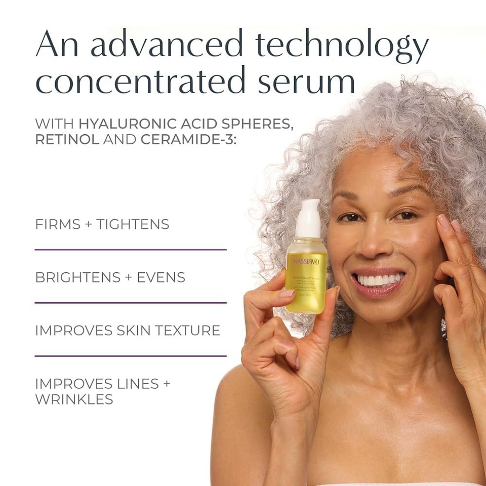 NassifMD Hydro-Screen Hydrating Serum with Hyaluronic Acid & Ceramides ...