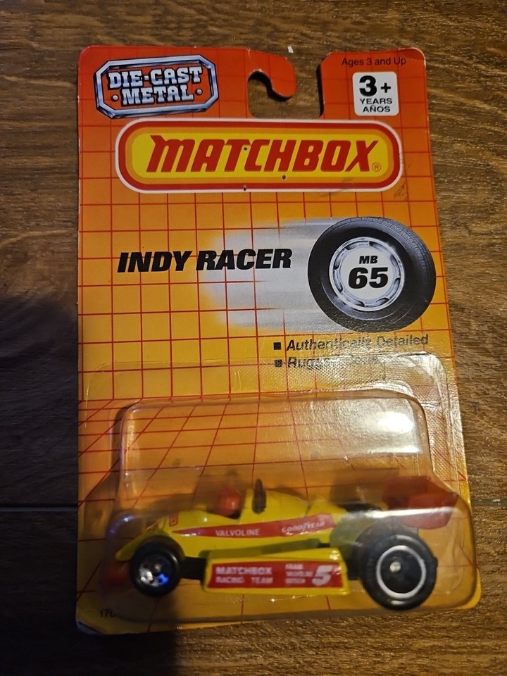 Matchbox #65 Indy Racer (Yellow #5) NOC | eBay