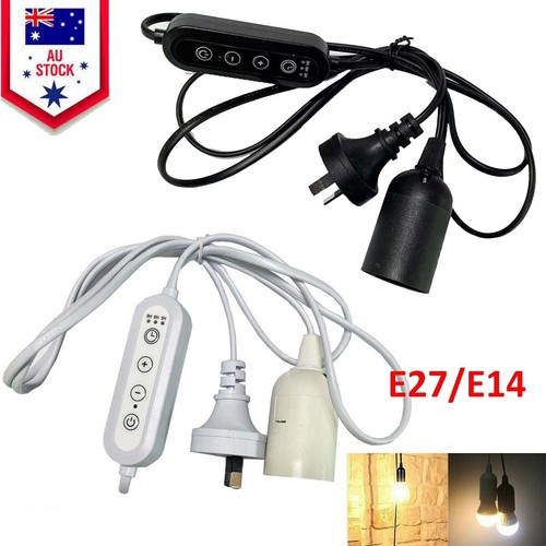 E14 E27 Cable Cord Pendant Light Bulb Holder Dimmer Lamp Socket Base ...