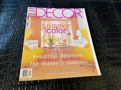 AUGUST/SEPTEMBER 1998 ELLE DECOR Magazine | eBay