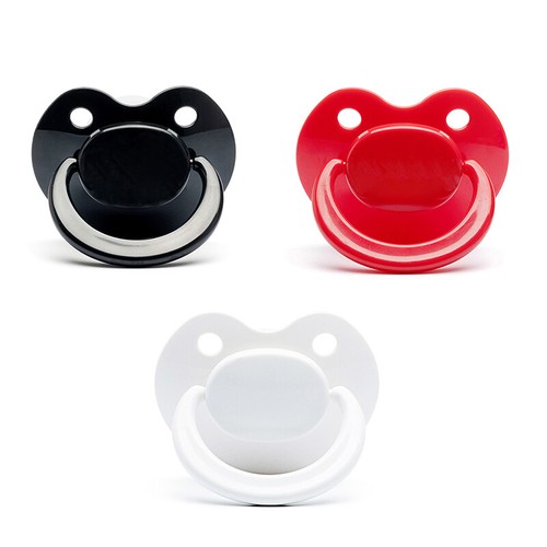 Pacifier Adult Baby Pacifier Big Size Silicone Adult Nipple Rainbow For ...