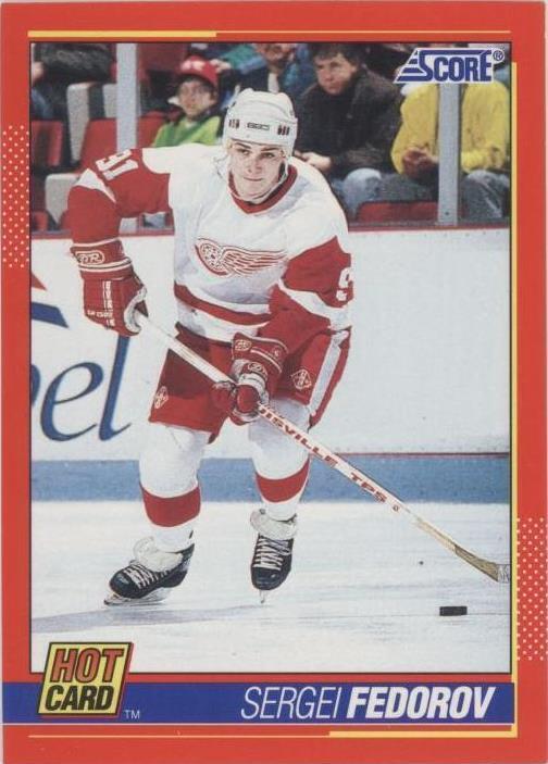 1991-92 Score - Hot Card Sergei Fedorov #4 for sale online | eBay