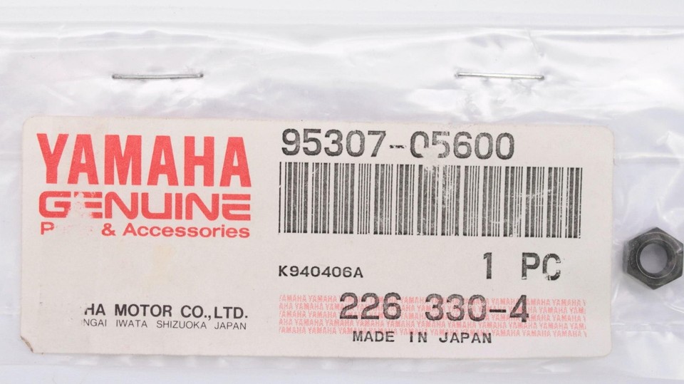 Yamaha Hexagon Nut Part Number - 95307-05600 | eBay