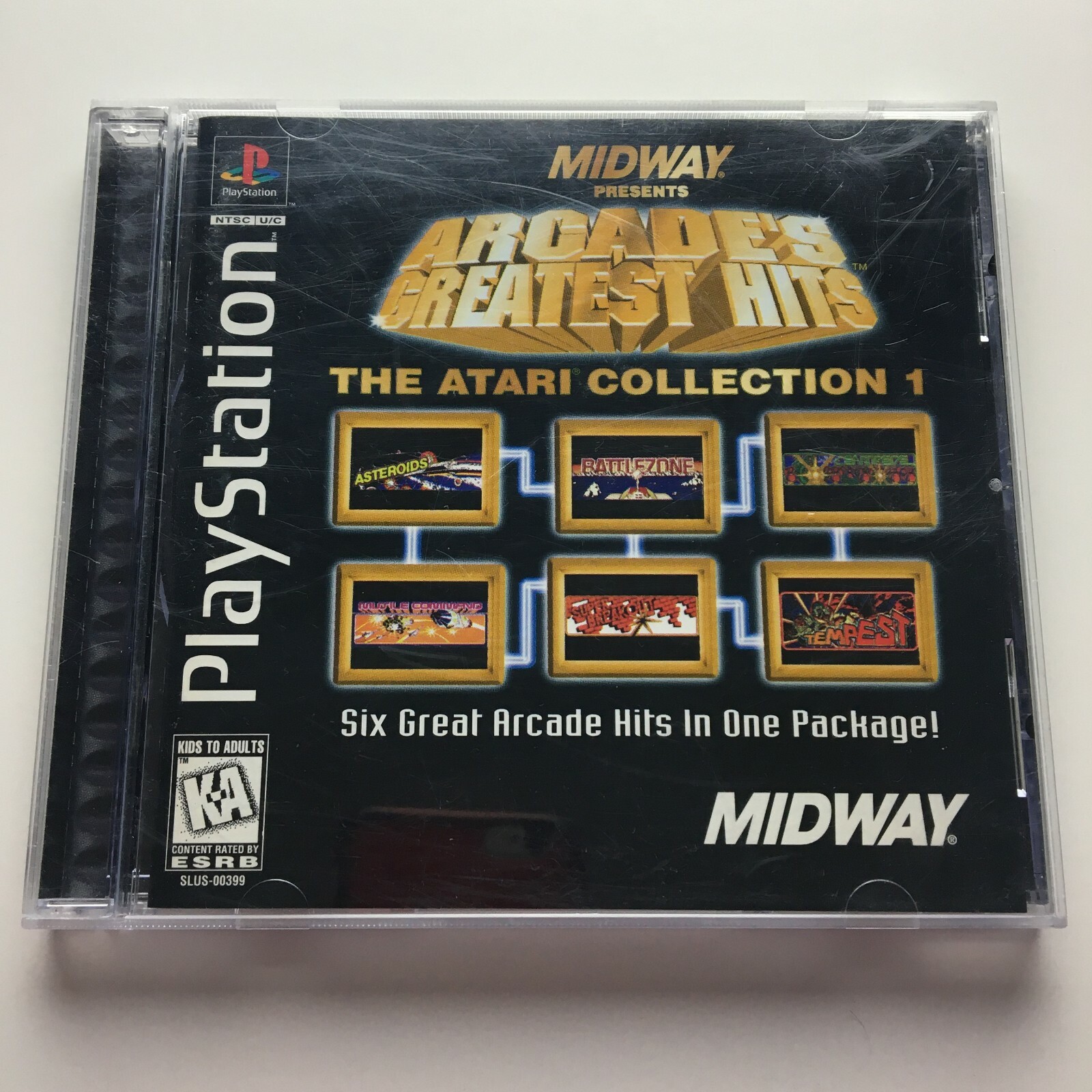 Arcade's Greatest Hits Atari Collection 1 PlayStation 1 PS1 PSX Tested ...