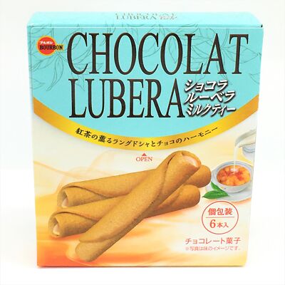 Bourbon Chocolate Lubera Milk Tea Cookie 6 PC / 43g | eBay