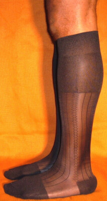 Mens Sheer Thick N Thin Socks, TNT "Z-Pattern", Reinf. Ft. & Heel ...