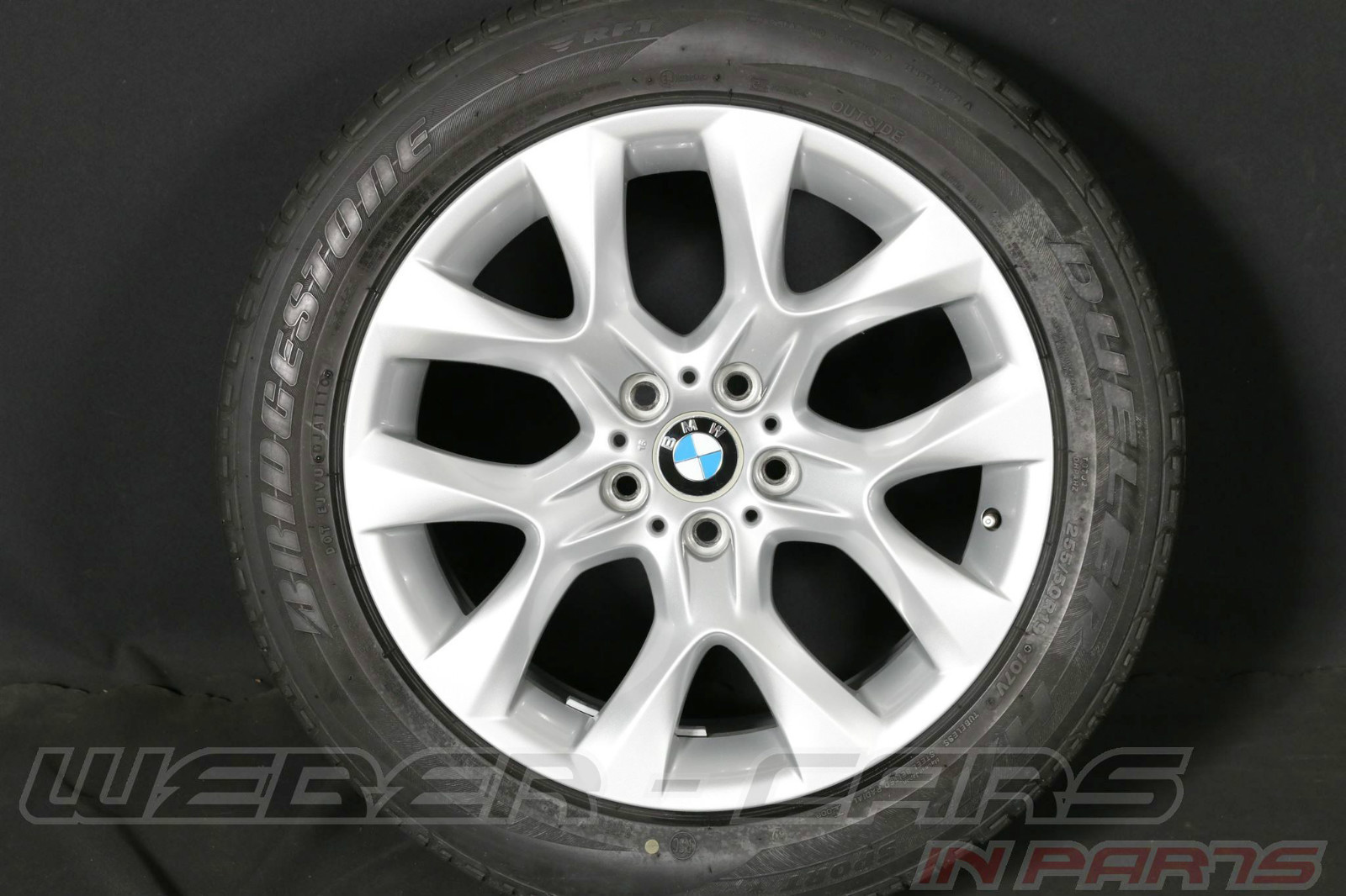 BMW X5 E70 19 Inch Alloy Rims Star-Spoke 334 6788007 Summer Tyre 255 50 ...