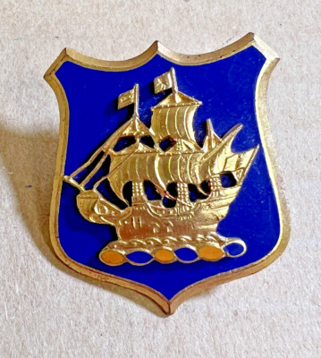 WW2 Army 27th INFANTRY Division 53rd Infantry Brigade Screwback DUI ...