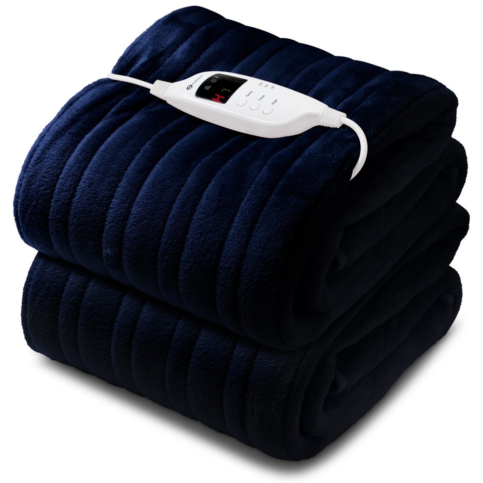 CozyMate Heated Throw - Luxurious Electric Blanket - Extra Large Heated ...