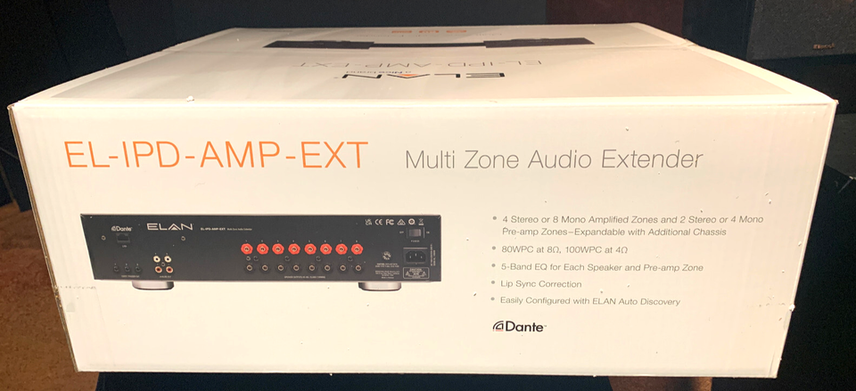 Elan EL-IPD-AMP-EXT Multi-Zone Audio Extender NEW in SEALED BOX | eBay