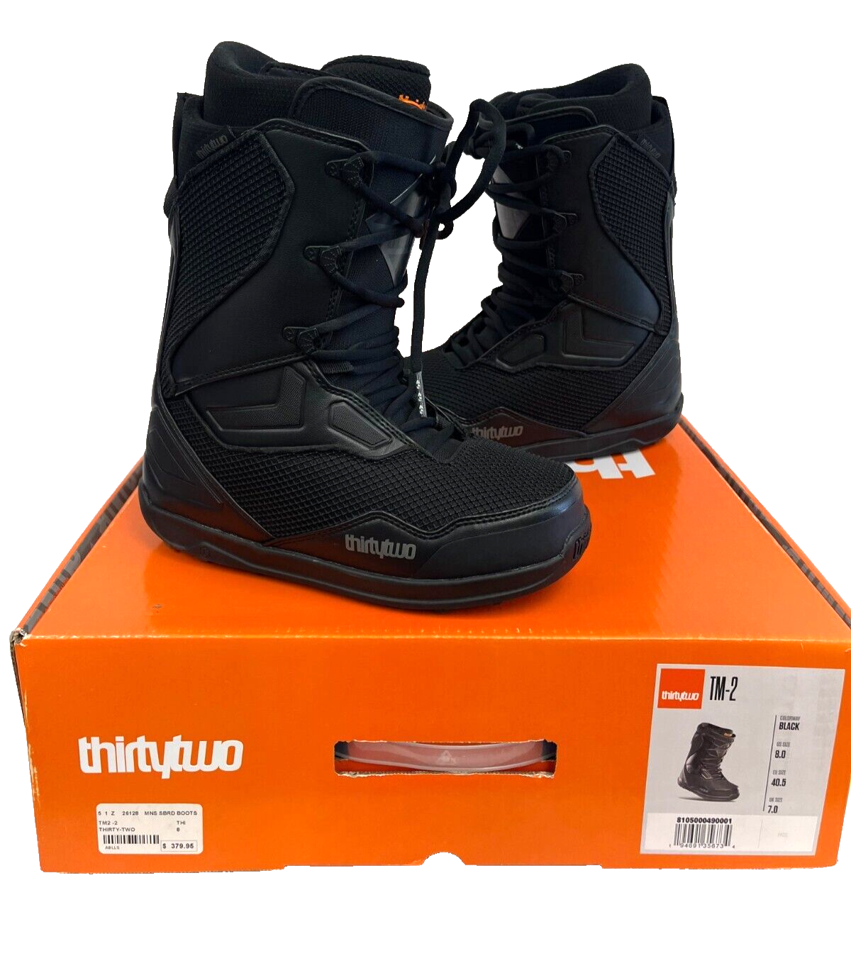$380 Thirtytwo TM-2 Snowboard Boots NIB Size 8 US Men's Black 2023 Free ...