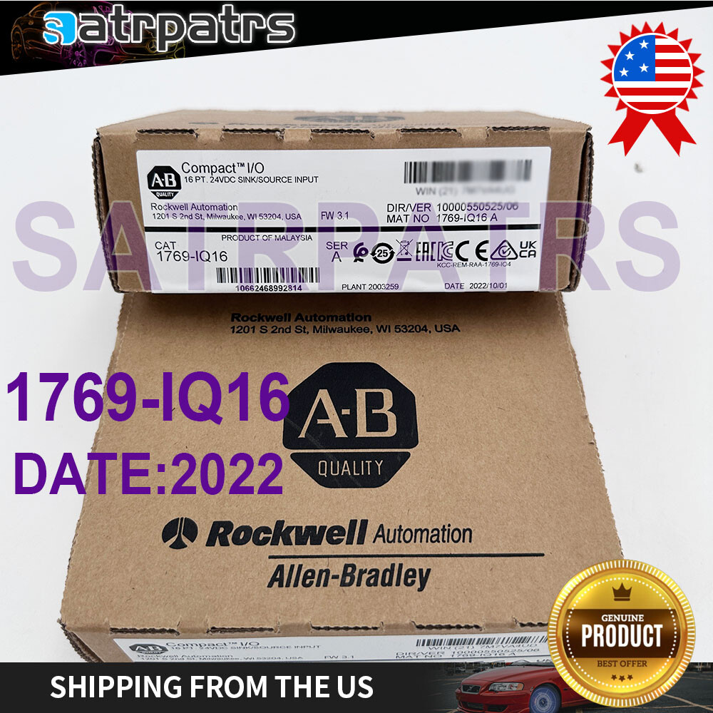 1769-IQ16 Allen-Bradley SERA 1769IQ16 Compact 16 PT.24VDC INPUT Module ...