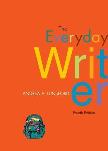 Everyday Writer by Andrea A. Lunsford (2008, Trade Paperback) for sale ...