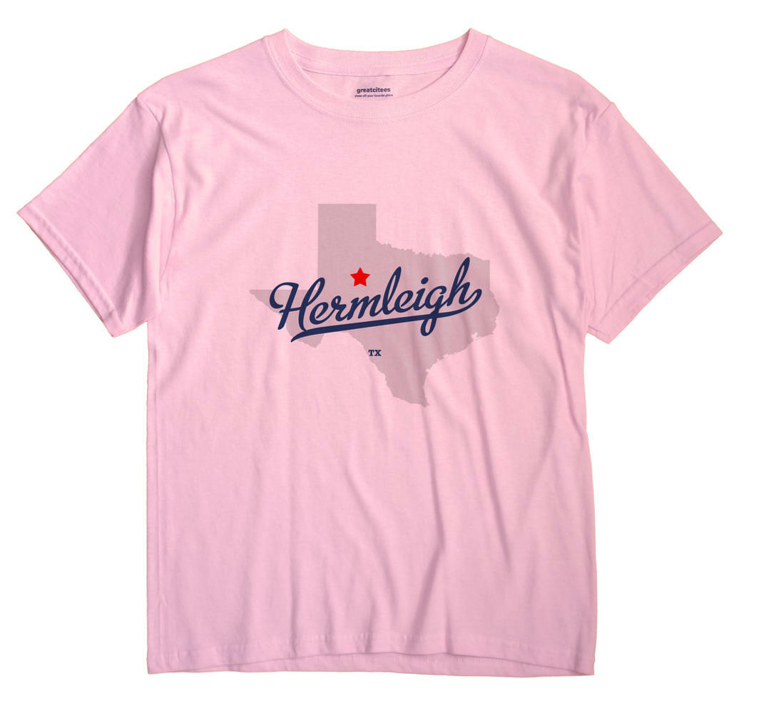 Hermleigh Texas TX T-Shirt MAP | eBay