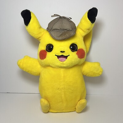 Pokemon detective Pikachu Interactive Talking Plush Toy TESTED (NEW ...