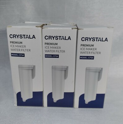 Crystala Premium Ice Maker Water Filter Model CF54 ( 3 BOXES ) | eBay
