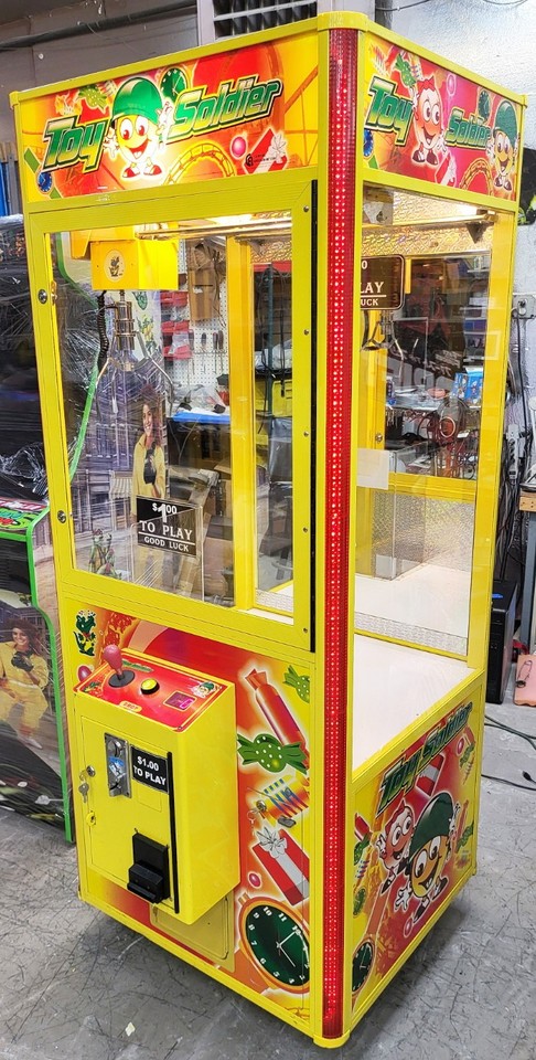 TOY SOLDIER Claw Crane Plush Stuffed Animal Prize Redemption Arcade ...