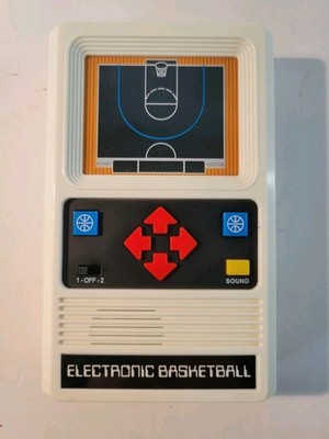 Mattel Basic Fun Electronic Basketball Handheld Hand Held Game | eBay