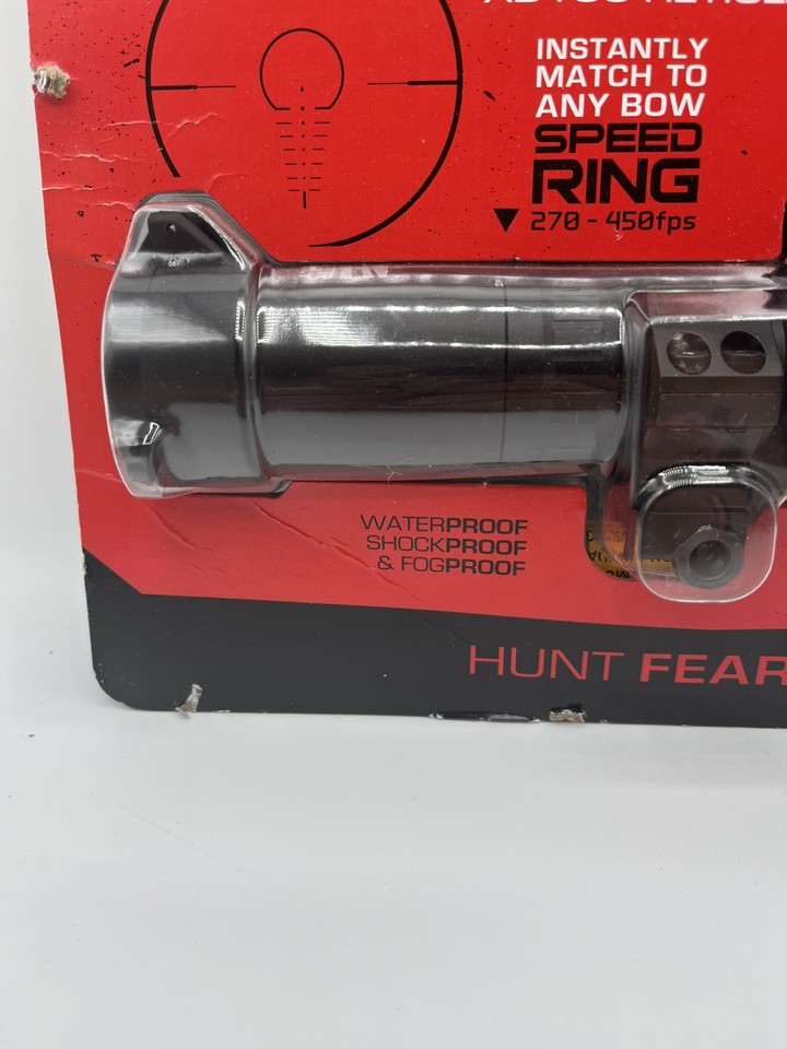 Killer Instinct Lumix Speed Ring 1.5 5 x 32 IR-E Crossbow Archery Scope ...