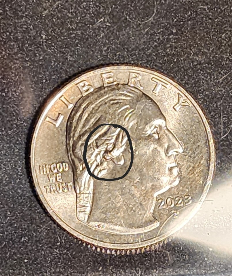 2023 D Quarter Error Coin Mint “IN COD WE TRUST” 2023 US Currency error ...