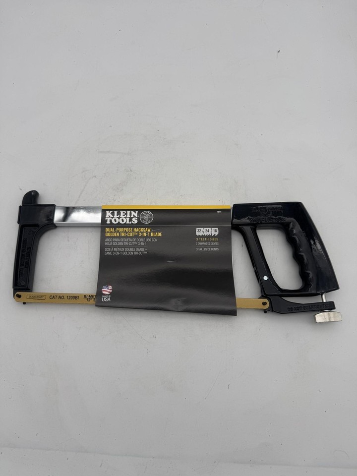 Klein Tools Dual Purpose Hacksaw 3-In-1 Blade With Pivot Lock | eBay