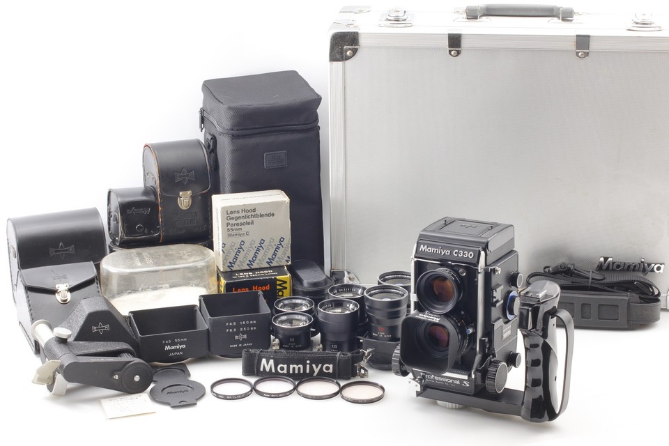 Pro S [Almost MINT w/All Case] Mamiya C330 TLR Camera S 80 55 135 180 ...