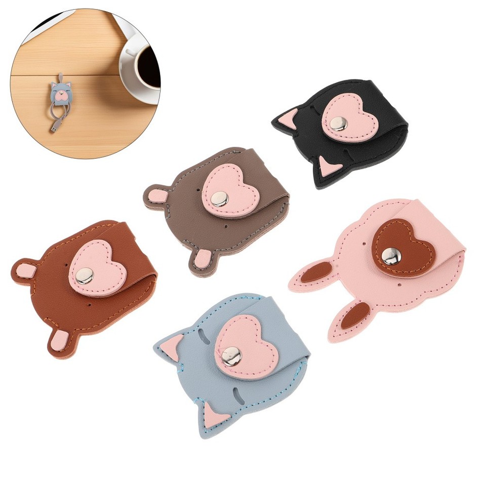 5PCS Earphone Cable Organizer: Travel Cord Wrap - Portable Charging ...