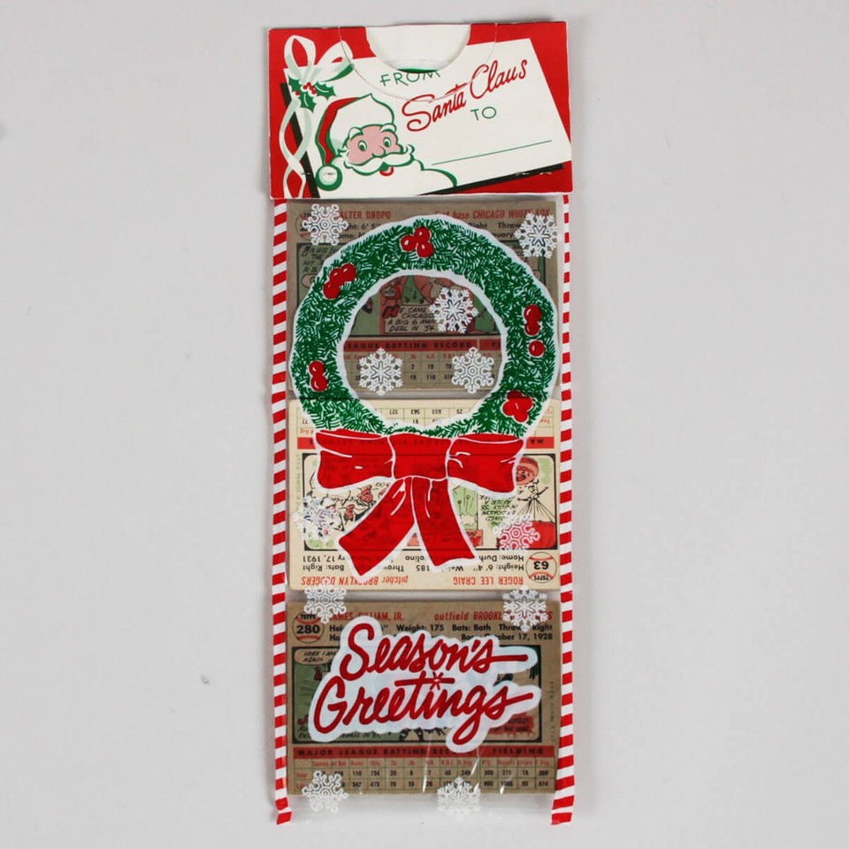 1956 TOPPS Christmas 12 Card Unopened RACK PACK w/Jackie Robinson ...