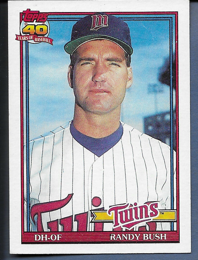 1991 Topps Baseball #124 Randy Bush | eBay