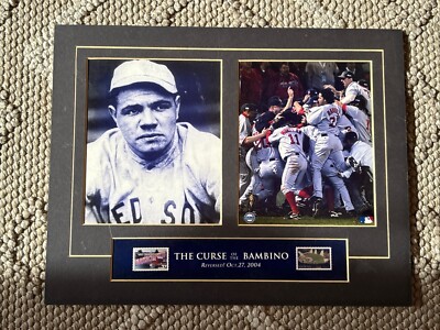 USPS Steiner Sports Babe Ruth Curse of The Bambino Reversed Matted ...