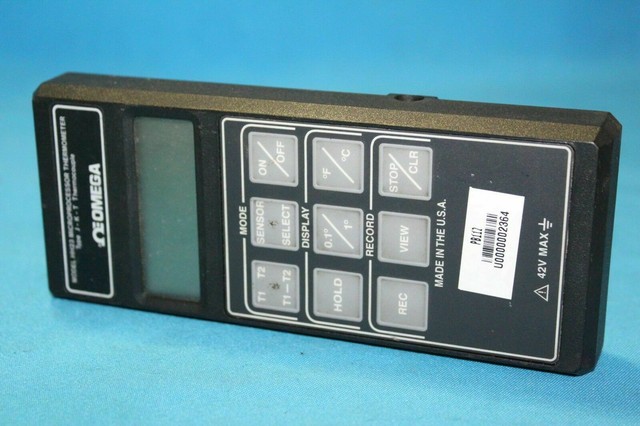 OMEGA HH23 Microprocessor Thermometer Type J-k-t Thermocouple 450408 ...