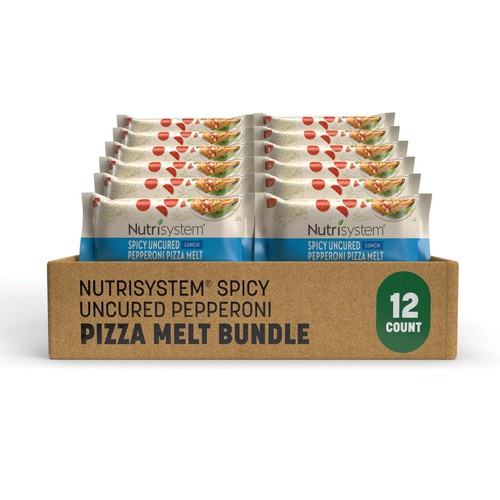 Nutrisystem Frozen Spicy Uncured Pepperoni Pizza Melt Marinara ...