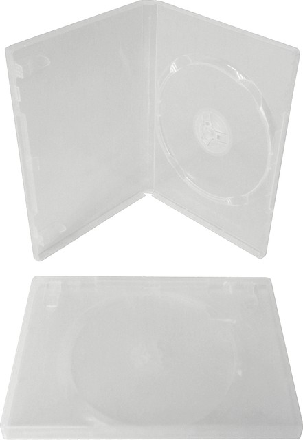 25 Empty Standard Clear Replacement Boxes / Cases for Single DVD Movies ...