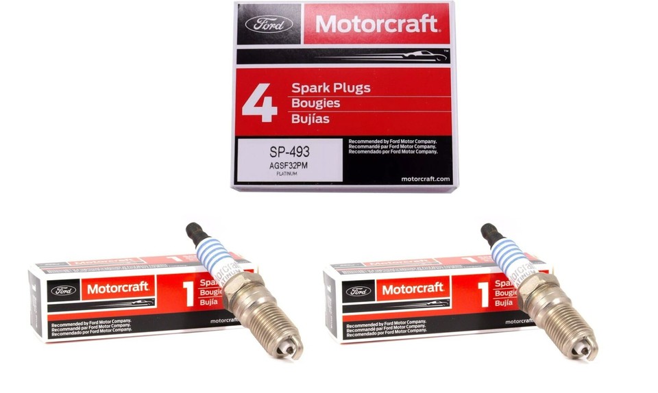 Motorcraft SP-493 Spark Plug 6 Piece Kit for Ford Mazda Mercury New | eBay