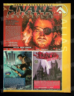 Snake Plissken Chronicles Alias Comics 2005 XIII Print Magazine Ad ...