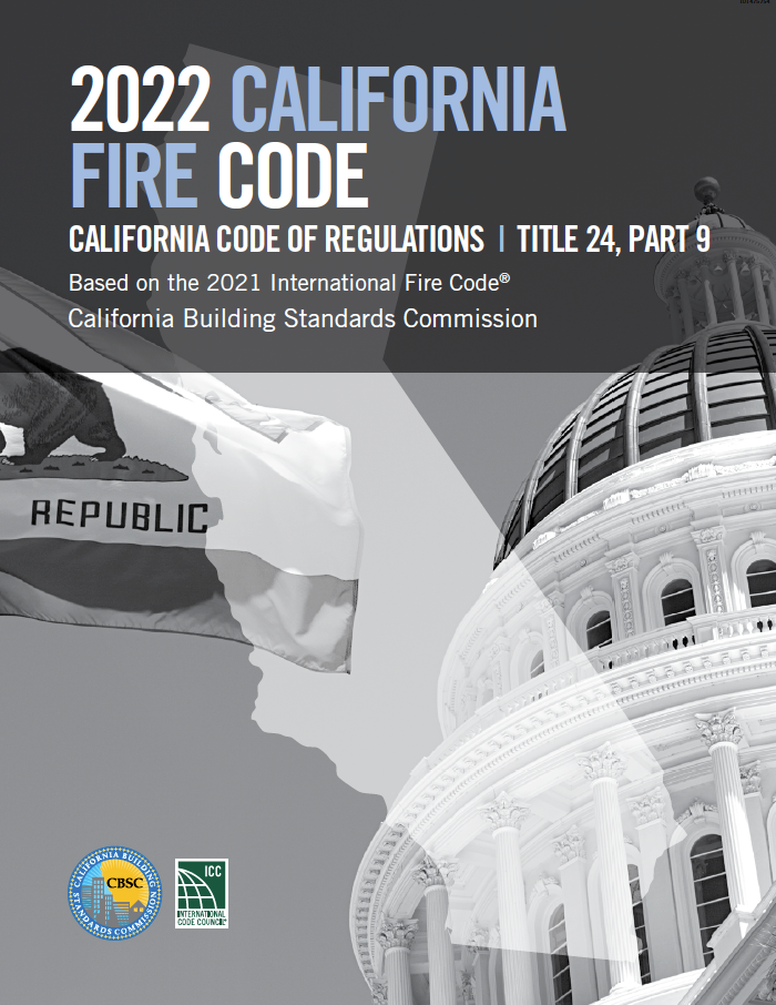 2022 California Fire Code, Title 24, Part 9 by International Code ...