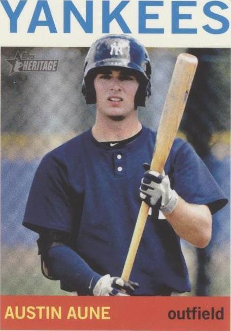 2013 Topps Heritage Minor League Edition - Austin Aune #16 (RC) for ...