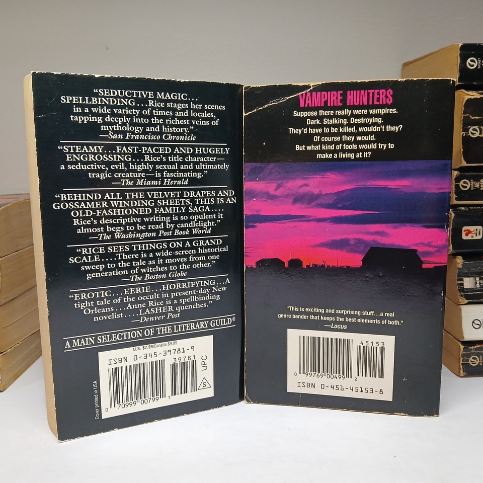 SELECT Horror, True Crime Paperbacks: King, Rice, Manson, Vampires ...