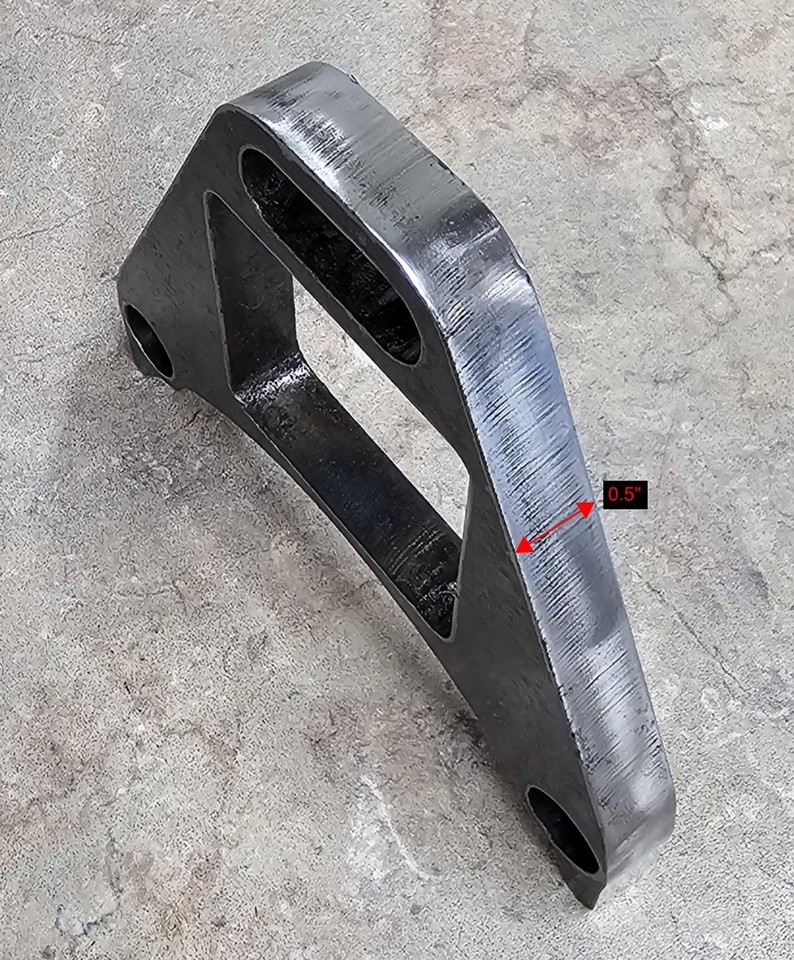 Chinese Mini Excavator Drive Motor Reinforcement Brackets - Round ...