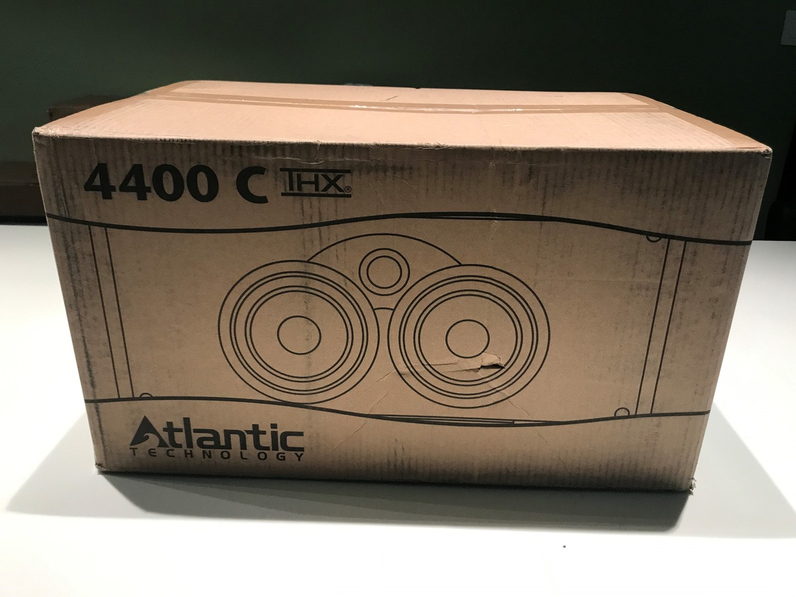 Brand New Atlantic Technology 4400C THX Front Channel Speaker (Satin ...