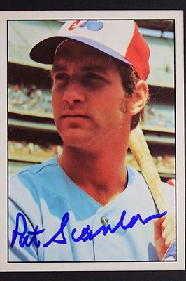 Pat Scanlon Montreal Expos Autographed 1975 SSPC #332 Signed Card RARE ...