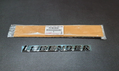 GENUINE LEGENDER Logo Emblem Decal Rear For Toyota Fortuner Regender ...