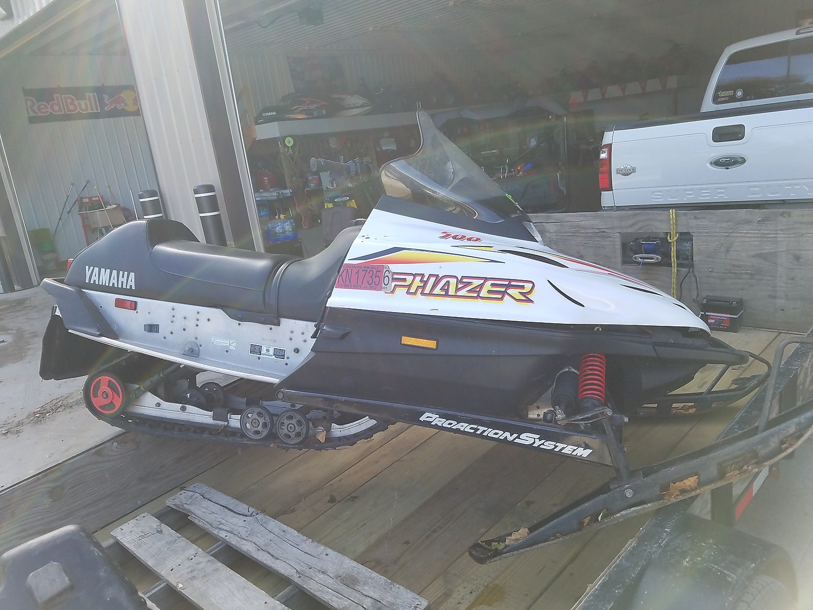 99 00 01 YAMAHA Phazer 500 xtc rear skid suspension pivot torque arm ...