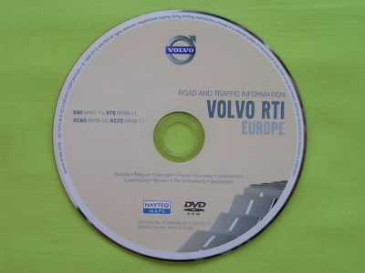 VOLVO RTI DVD NAVIGATION DEUTSCHLAND + EU BENELUX FRANCE 2013 S80 V70 ...