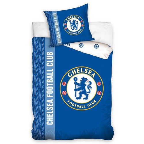 Chelsea FC Single Duvet Cover Set Children's Cotton Football Bedding EU ...